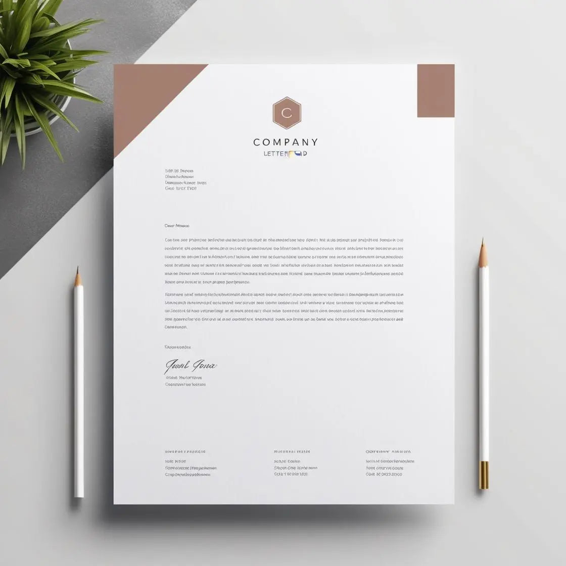 Business Letterheads | Professional Printing by PM Digital Letterhead ...