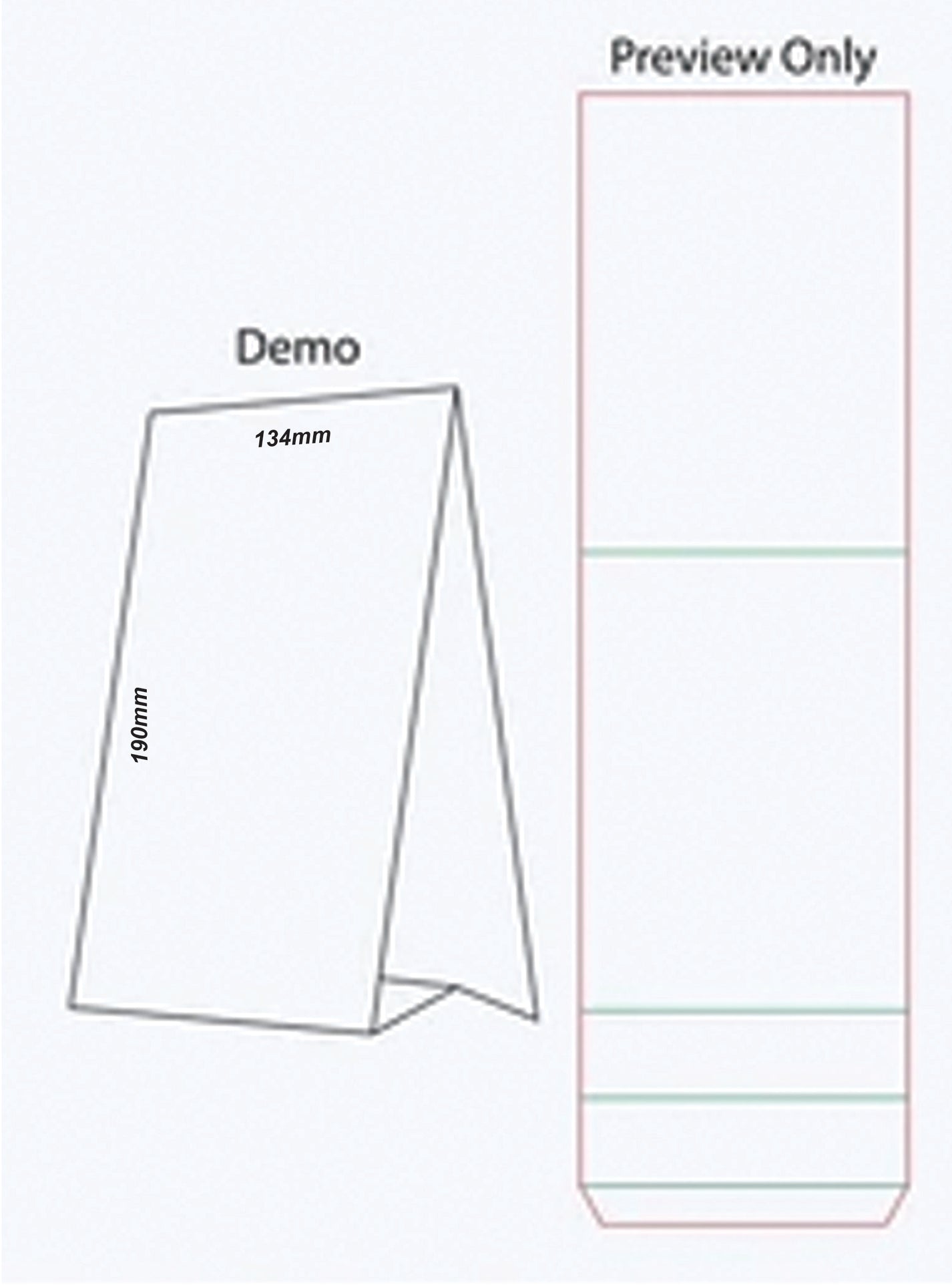 Tent Cards - Customised | Table Display Cards – PM Digital – PM Digital ...